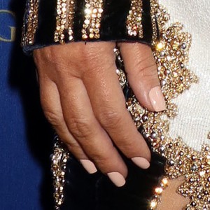 Kim Kardashian Clear, White French Manicure Nails | Steal Her Style