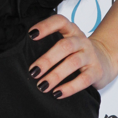Kim Kardashian Light Pink Hearts, Writing Nails | Steal Her Style