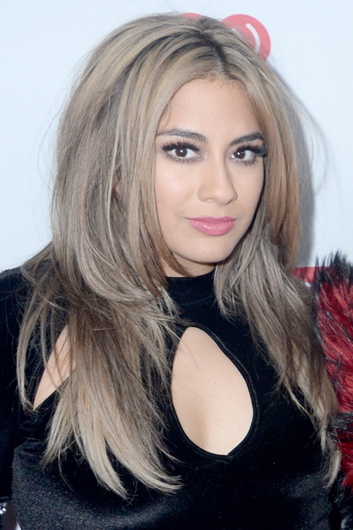 Ally Brooke Straight Light Brown All-Over Highlights, Chin-Length ...