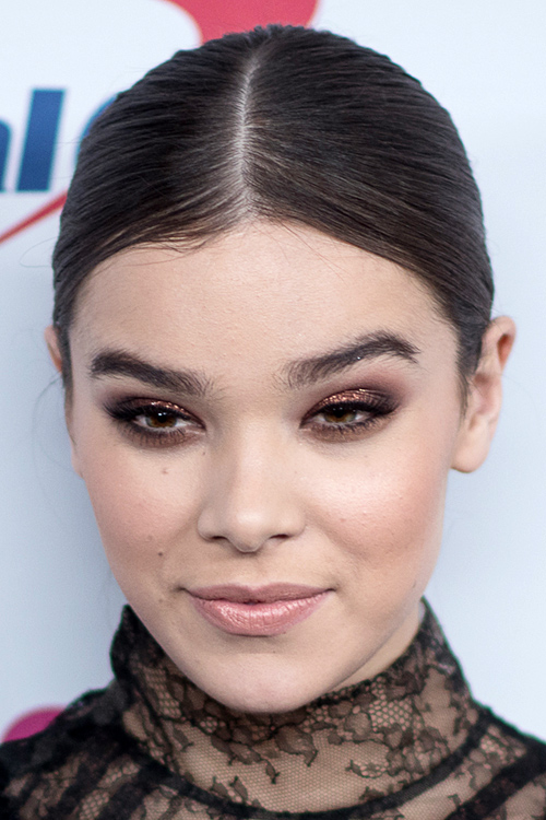 Hailee Steinfeld Straight Dark Brown Low Ponytail, Ponytail Hairstyle ...
