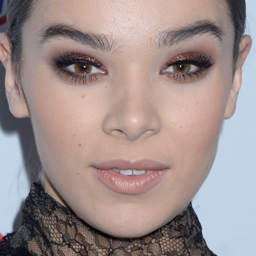 Hailee Steinfeld Makeup: Black Eyeshadow, Bronze Eyeshadow, Brown ...
