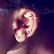 Candice Swanepoel Ear Lobe, Upper Lobe Piercing | Steal Her Style