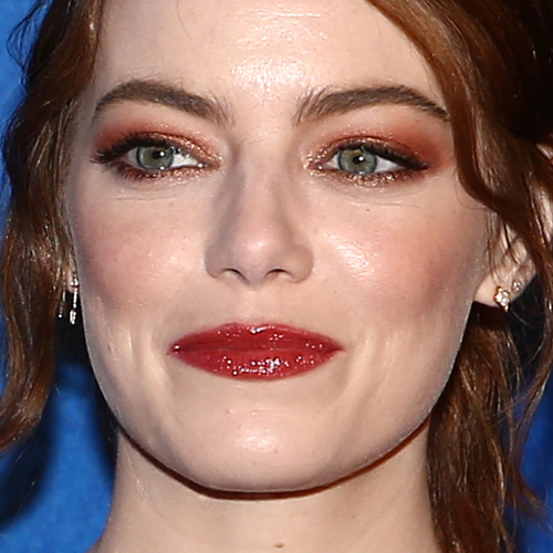 Emma Stone Makeup: Gray Eyeshadow & Pale Pink Lipstick | Steal Her Style
