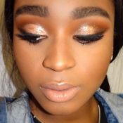 Normani Makeup: Black Eyeshadow, Charcoal Eyeshadow & Nude Lipstick ...