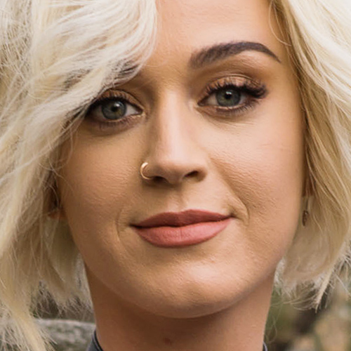 Katy Perry Makeup: Blue Eyeshadow, Gold Eyeshadow & Nude Lipstick ...