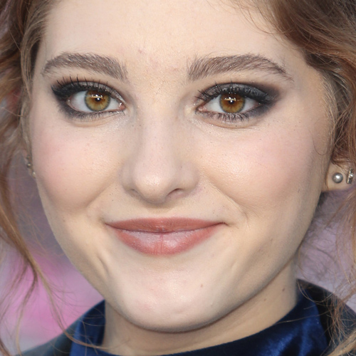 Willow Shields Makeup: Blue Eyeshadow, Gray Eyeshadow, Purple Eyeshadow ...