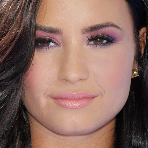 Demi Lovato Makeup: Bronze Eyeshadow & Mauve Lipstick | Steal Her Style