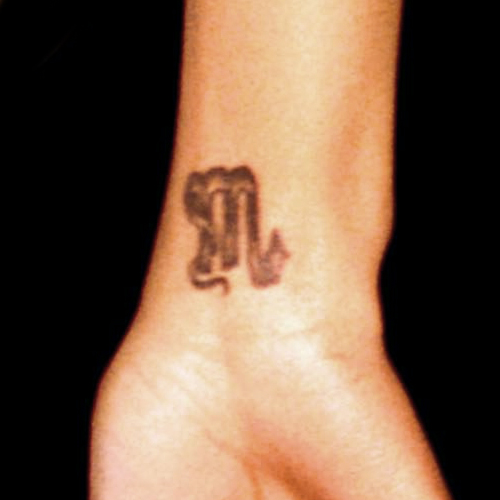 Monica Brown Heart, Name Wrist Tattoo | Steal Her Style
