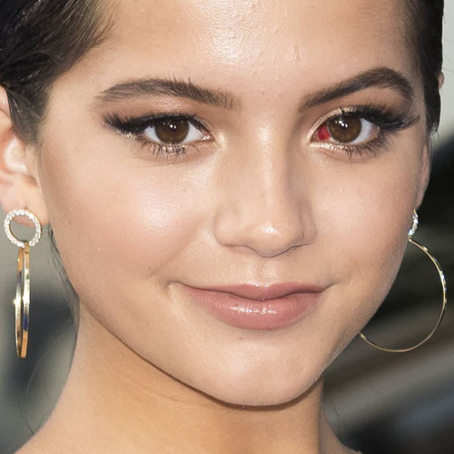 Isabela Moner Makeup: Black Eyeshadow, Gold Eyeshadow, Gray Eyeshadow ...