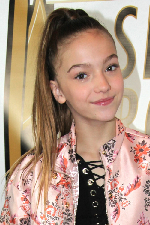 Jayden Bartels Straight Medium Brown High Ponytail, Ombré, Ponytail ...