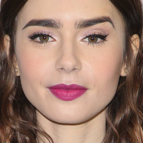 Lily Collins Makeup Photos & Products | Steal Her Style