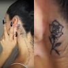 Sahlt - Alycia Tyre Writing Upper Shoulder Tattoo | Steal Her Style