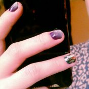 Demi Lovato Black, Hot Pink Dots, Geometric, Glitter, Nail Art, Ombré ...