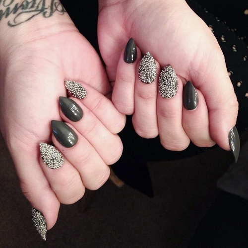 Demi Lovato Nude Nails | Steal Her Style