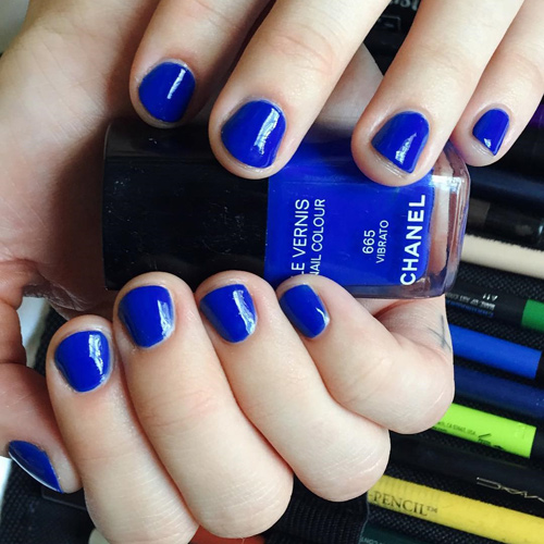 Kat Graham Nude Half Moon Nails | Steal Her Style