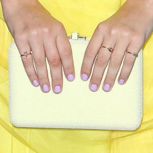 Millie Bobby Brown Lavender Nails | Steal Her Style