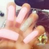 Danielle Bregoli Blue, Clear, Green Nails | Steal Her Style