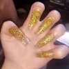 Danielle Bregoli Blue, Clear, Green Nails | Steal Her Style
