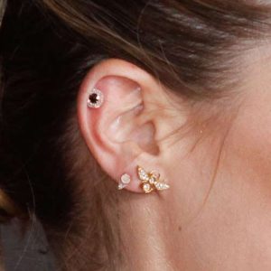 Jaime King Ear Lobe, Helix/Cartilage, Upper Lobe Piercing | Steal Her Style