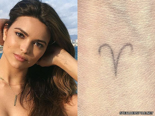 Kyra Santoro Zodiac Sign Wrist Tattoo | Steal Her Style
