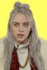 Billie Eilish Wavy Silver Half-Up Half-Down, Uneven Color Hairstyle | Steal Her Style