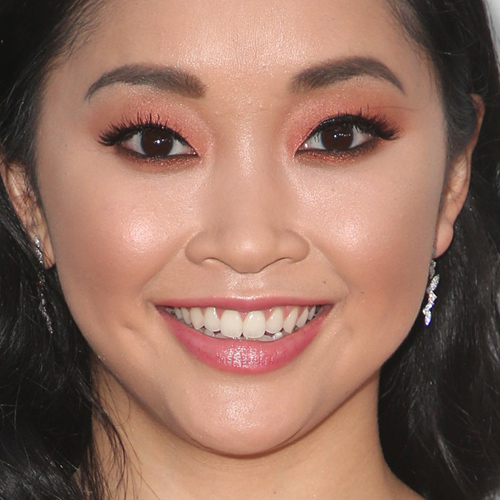 Lana Condor Makeup: Black Eyeshadow, Bronze Eyeshadow & Clear Lip Gloss ...