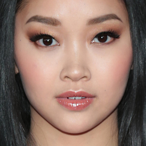 Lana Condor Makeup: Black Eyeshadow, Brown Eyeshadow, Gold Eyeshadow ...