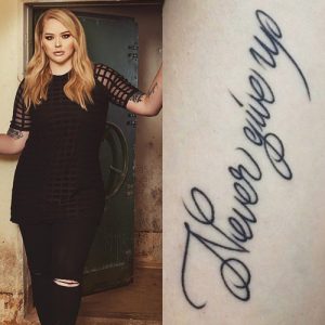 Emeli Sande Writing Forearm Tattoo | Steal Her Style