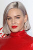 Anne-Marie Straight Silver Blunt Cut, Dark Roots Hairstyle | Steal Her ...