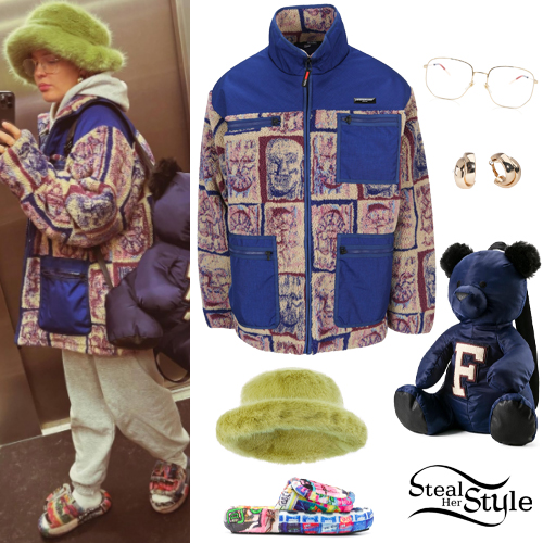 » Anne-Marie: Fleece Jacket, Bear Backpack