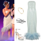 » Perrie Edwards: Jumpsuit, Heeled Sandals