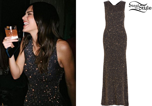 » Kendall Jenner: Zebra and Sequin Dresses