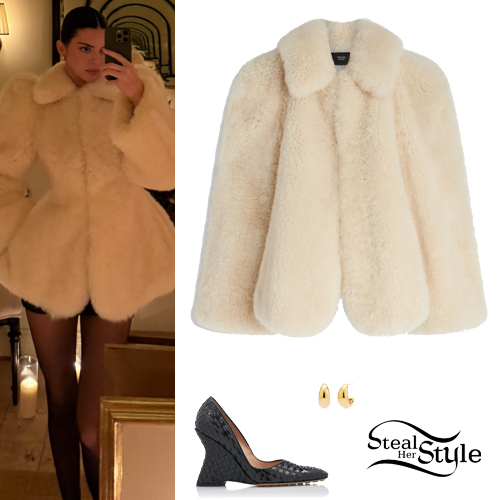Kendall Jenner: Grey Jacket and Skirt | Steal Her Style