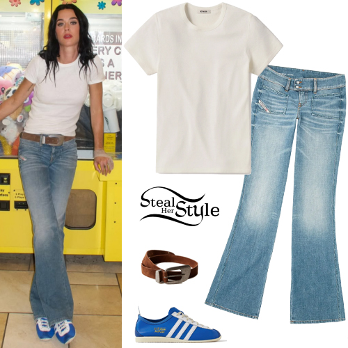 » Katy Perry: White Tee, Blue Jeans